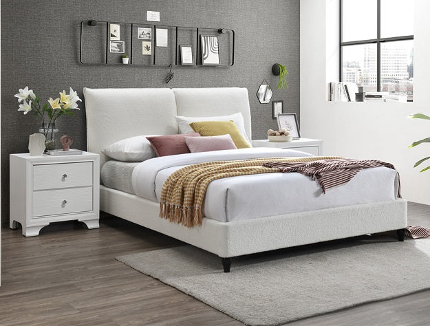 All Jenn White Complete Bed – LC Furniture